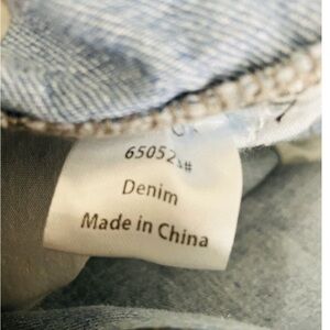 MISSLOOK | Pants & Jumpsuits | New Misslook Light Denim Bib Handpainted ...